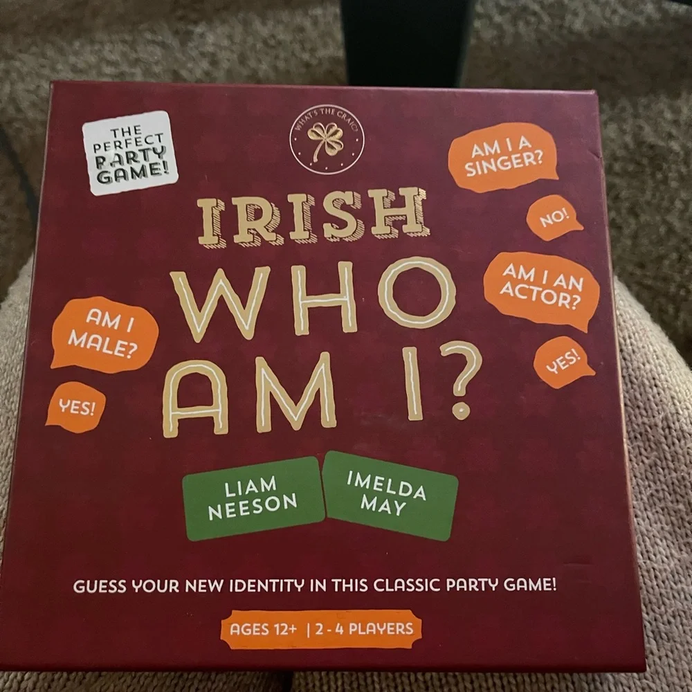 Other | Irish Who Am I A Trivia Card Game Quiz Classic The Perfect ...